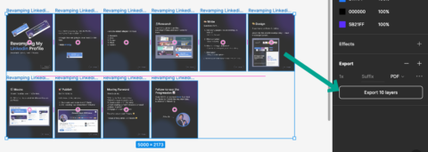 How to Export Selected Multiple Frames in Figma to a Single, Multi-Page PDF using MacOS