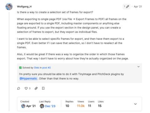 How to Export Selected Multiple Frames in Figma to a Single, Multi-Page ...
